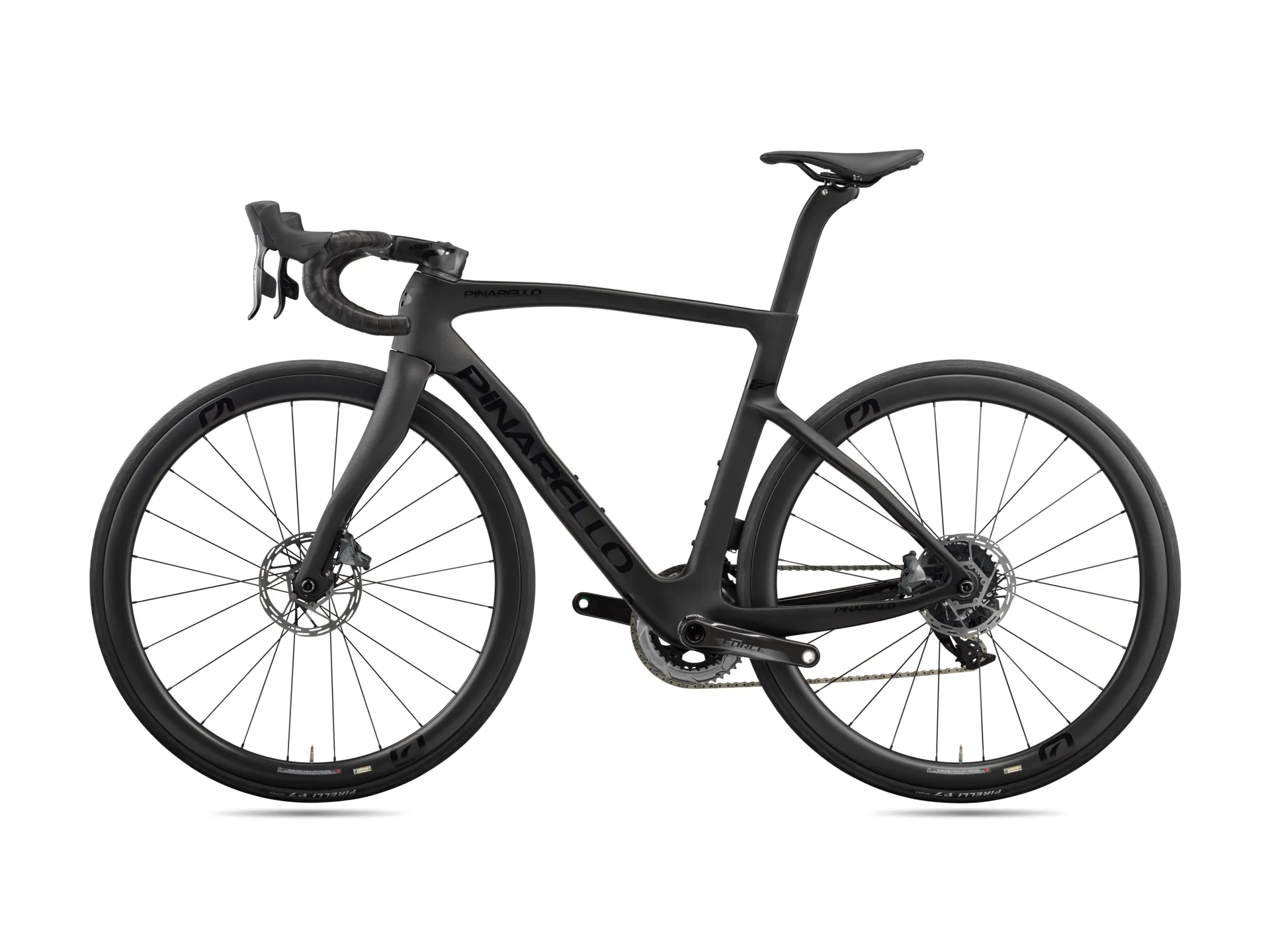 Pinarello F7 Road Bike with Ultegra Di2 ULTRAFAST C40 RAZOR BLACK