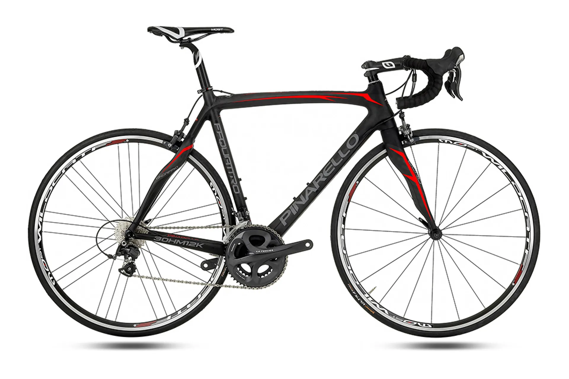 2013 Pinarello FP Quattro 105 (Matte Black / Red) Pinarello Quattro ...