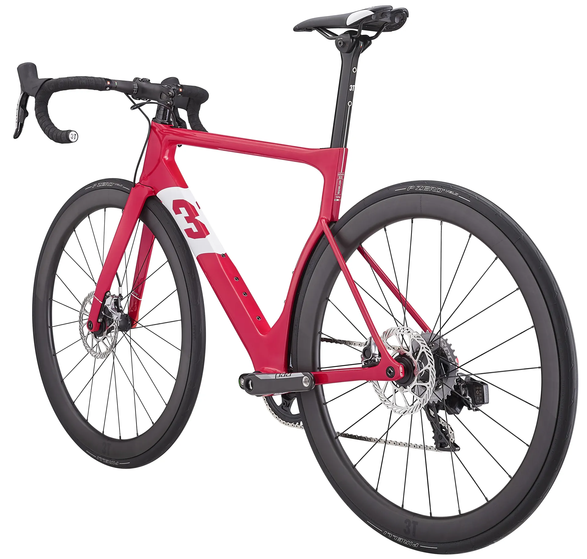 2019 3T Strada TEAM Aero Disc Road Bike Sram Red eTap AXS 1x12Spd