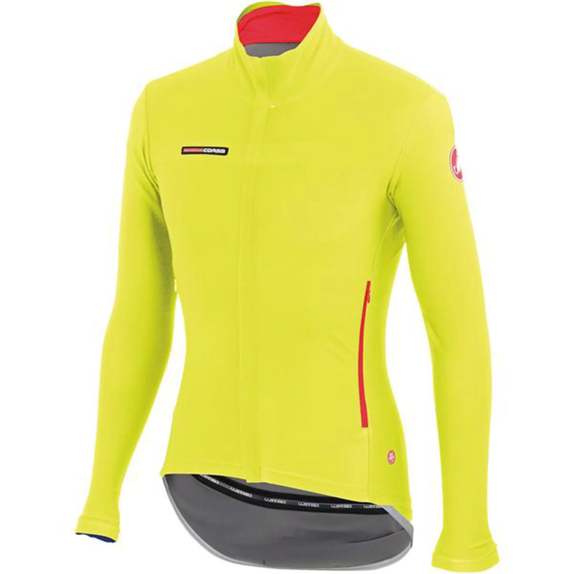 Castelli Gabba 2 Long Sleeve Jersey : Yellow Fluo