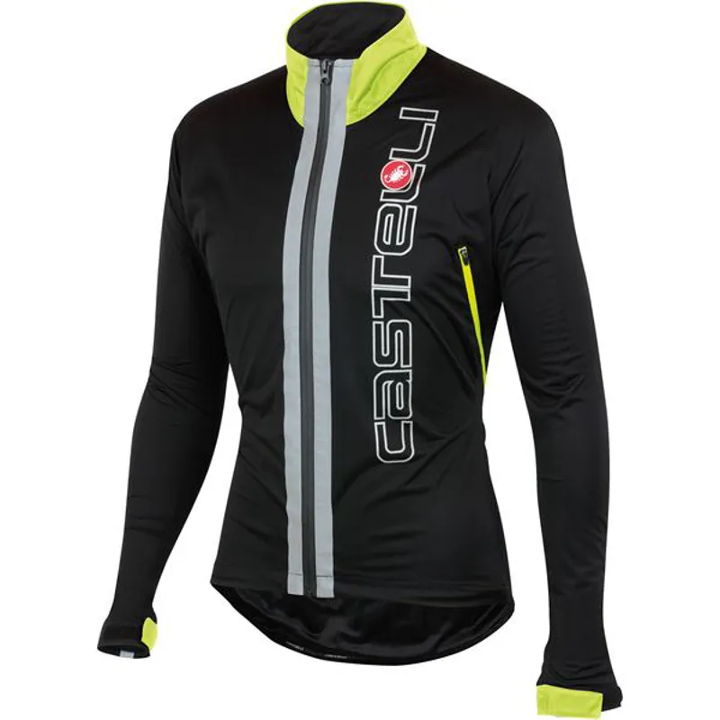 Castelli Confronto Jacket : Black/Yellow Fluo