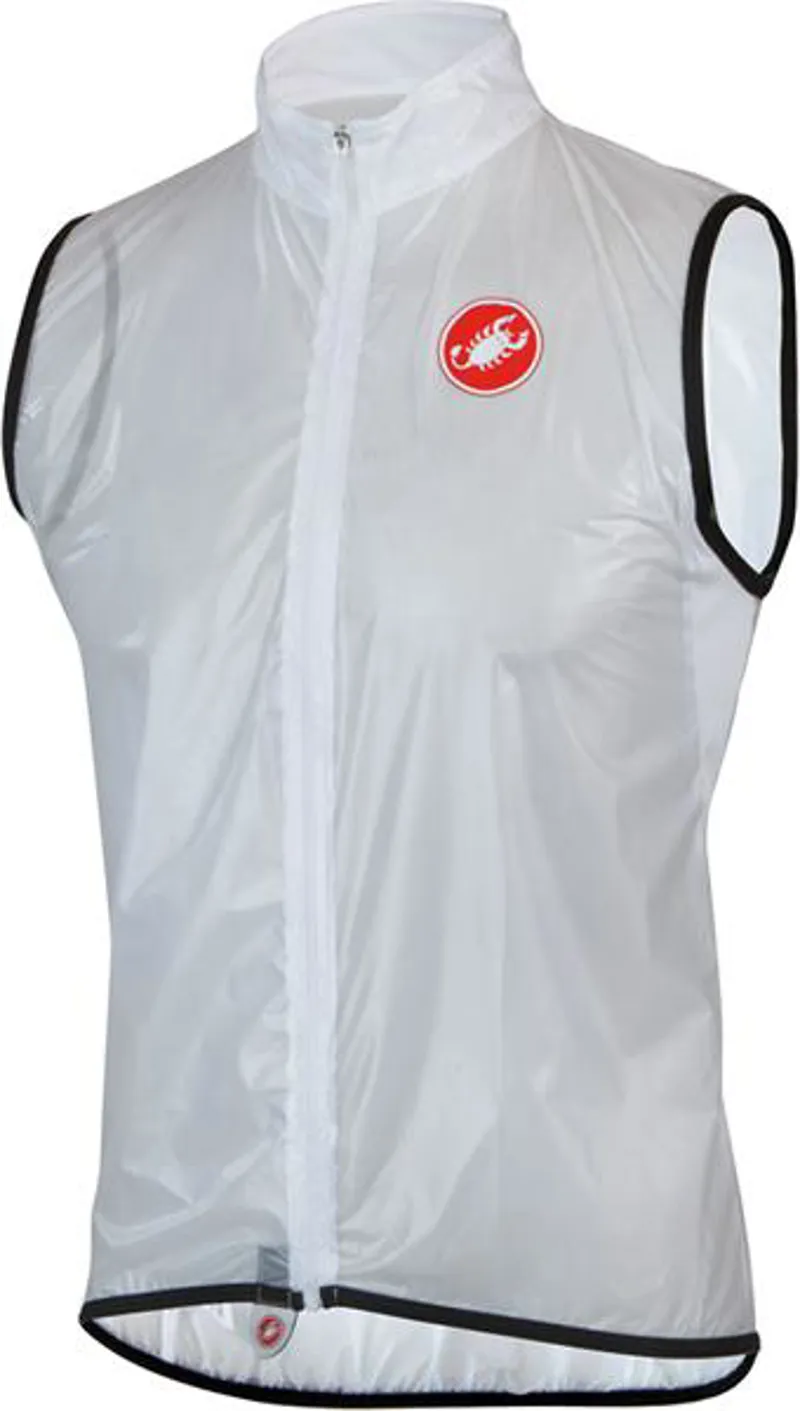 Castelli Sottile Vest Transparent White. Castelli Sleeveless Rain Cape ...