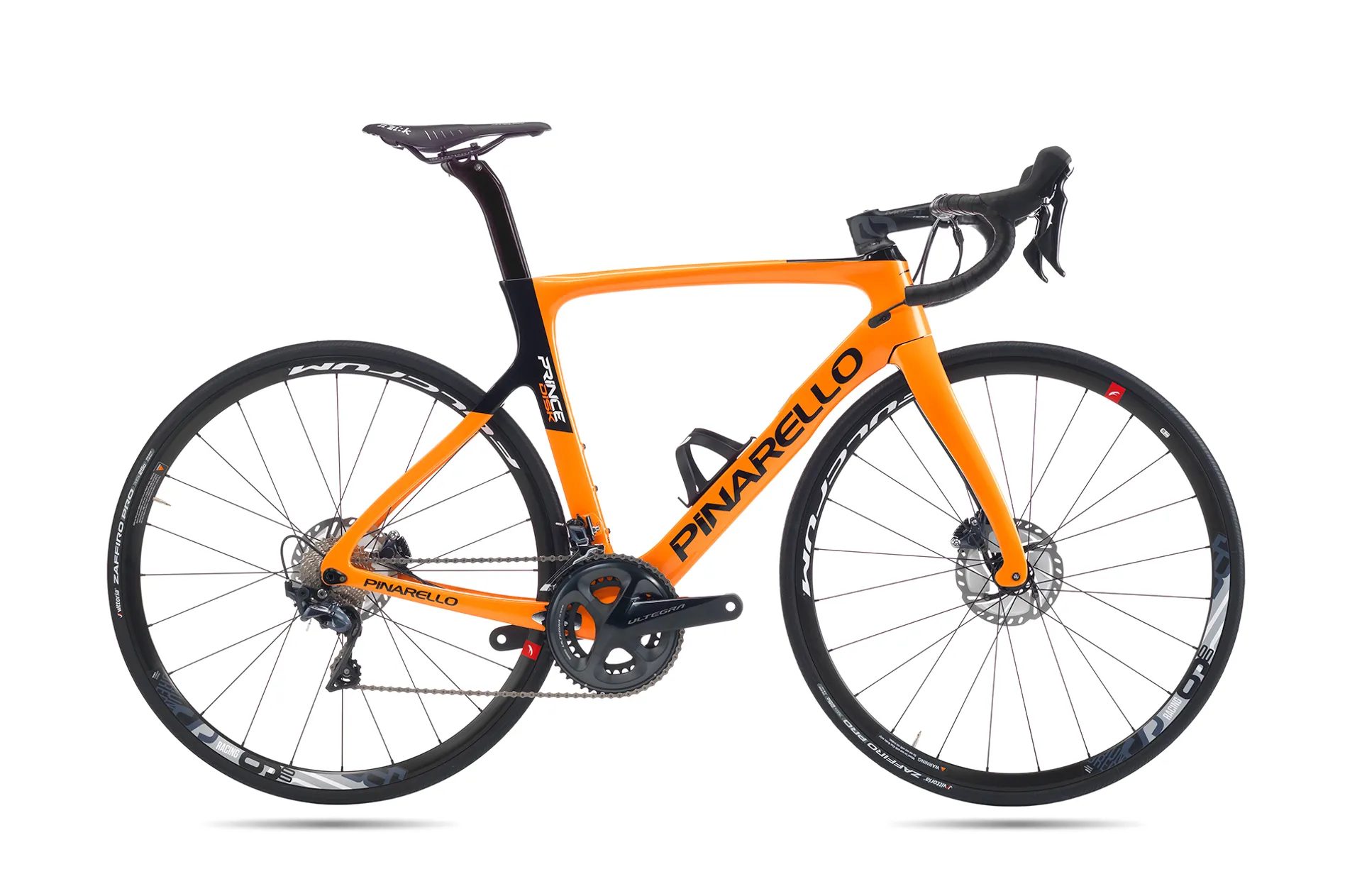 Pinarello PRINCE DISC Carbon Road Bike with ULTEGRA : 720: ORANGE