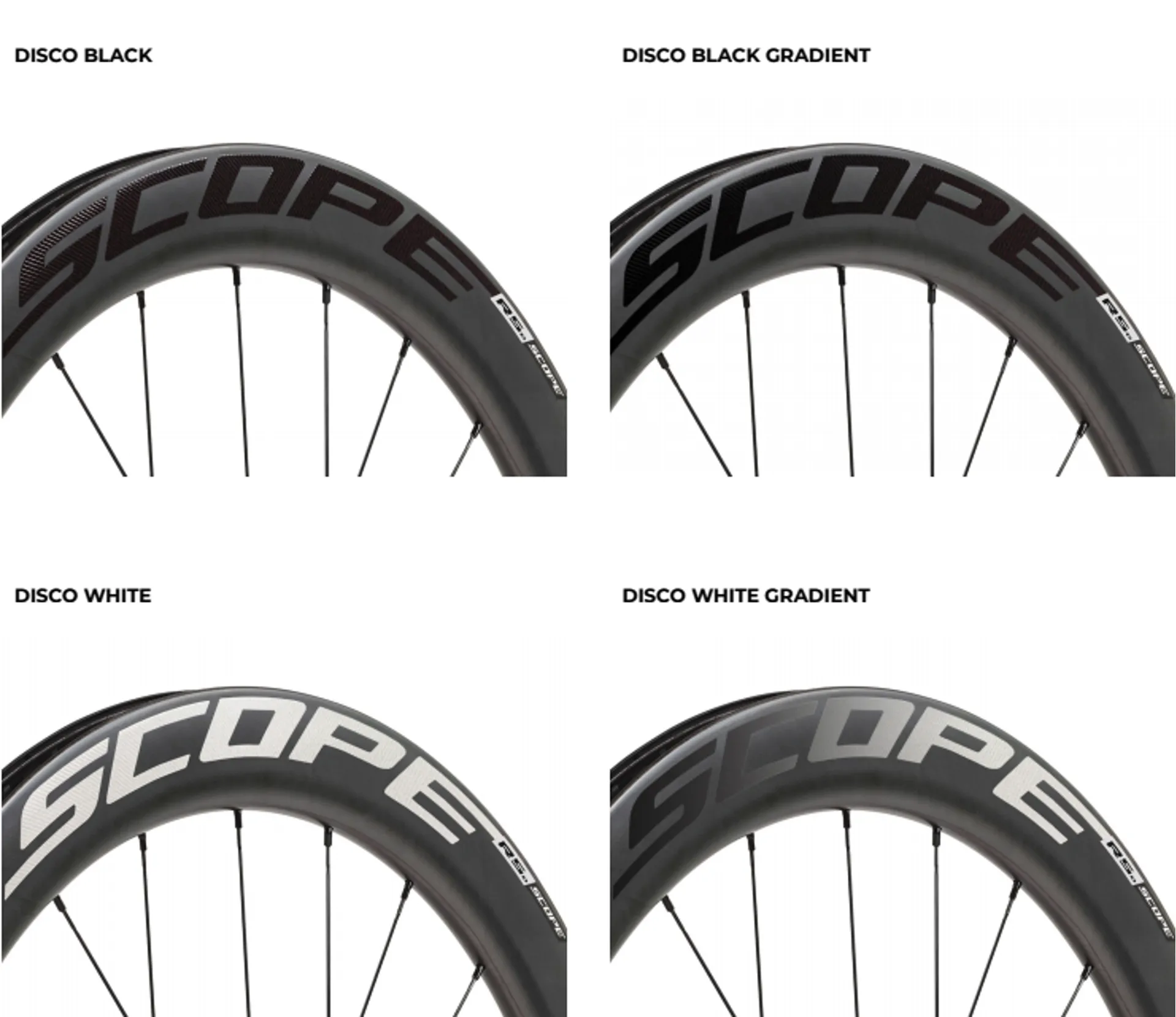 Scope Custom Decals for R4C RIM Brake Wheels