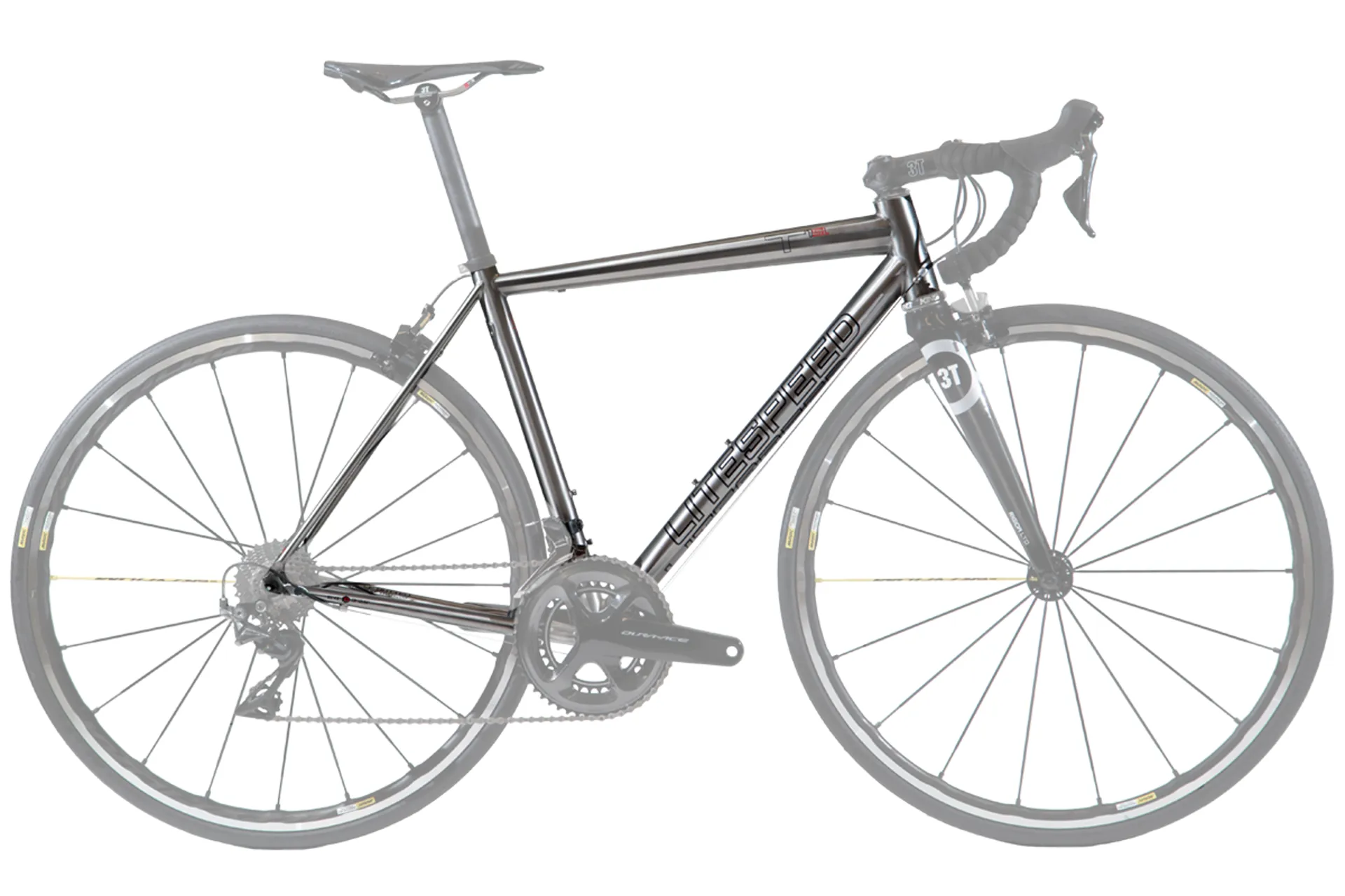 Litespeed T1 SL Titanium Dual Routed Road Bike Frameset : RIM