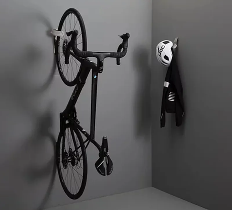 Cactus Tongue WRAP Vertical Bicycle Wall Mount in Black